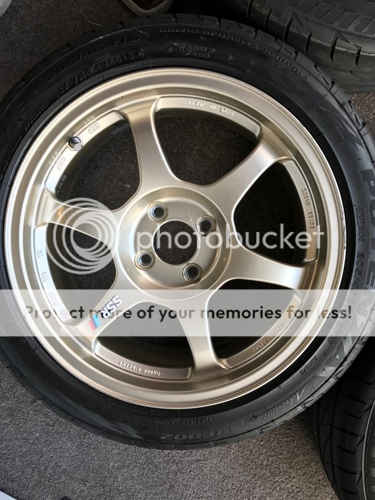 SSR Type C 16x7 +30 4x100 with Bridgestone RE-002 - Wheels - NZHondas.com