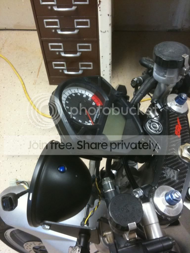 Cheap home made speedo bracket | Suzuki SV650 Riders Forum